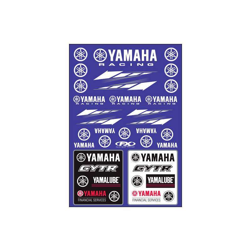 Factory Effex Yamaha Racing Sticker Sheet – Royal Distributing