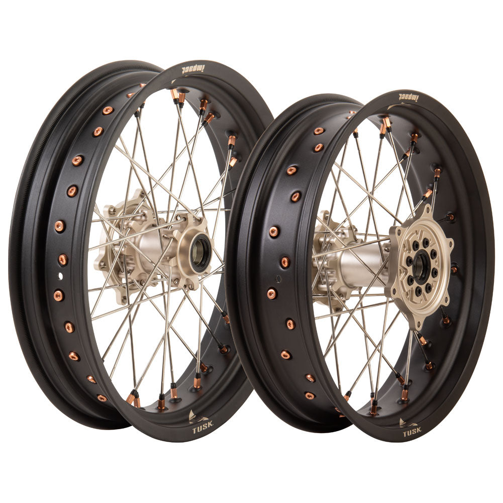 Tusk Impact Supermoto Complete Front & Rear Wheel Set – Royal Distributing