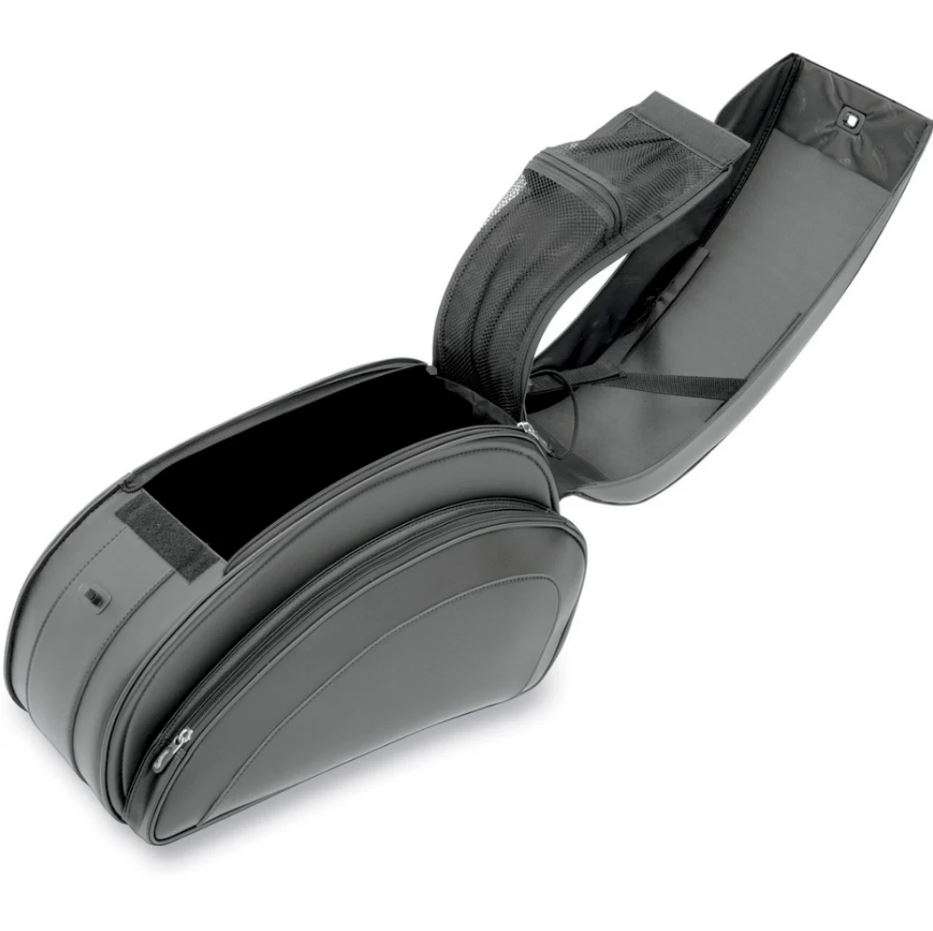 Saddlemen Cruis'n Deluxe Slant Motorcycle Saddlebag Set – Royal ...